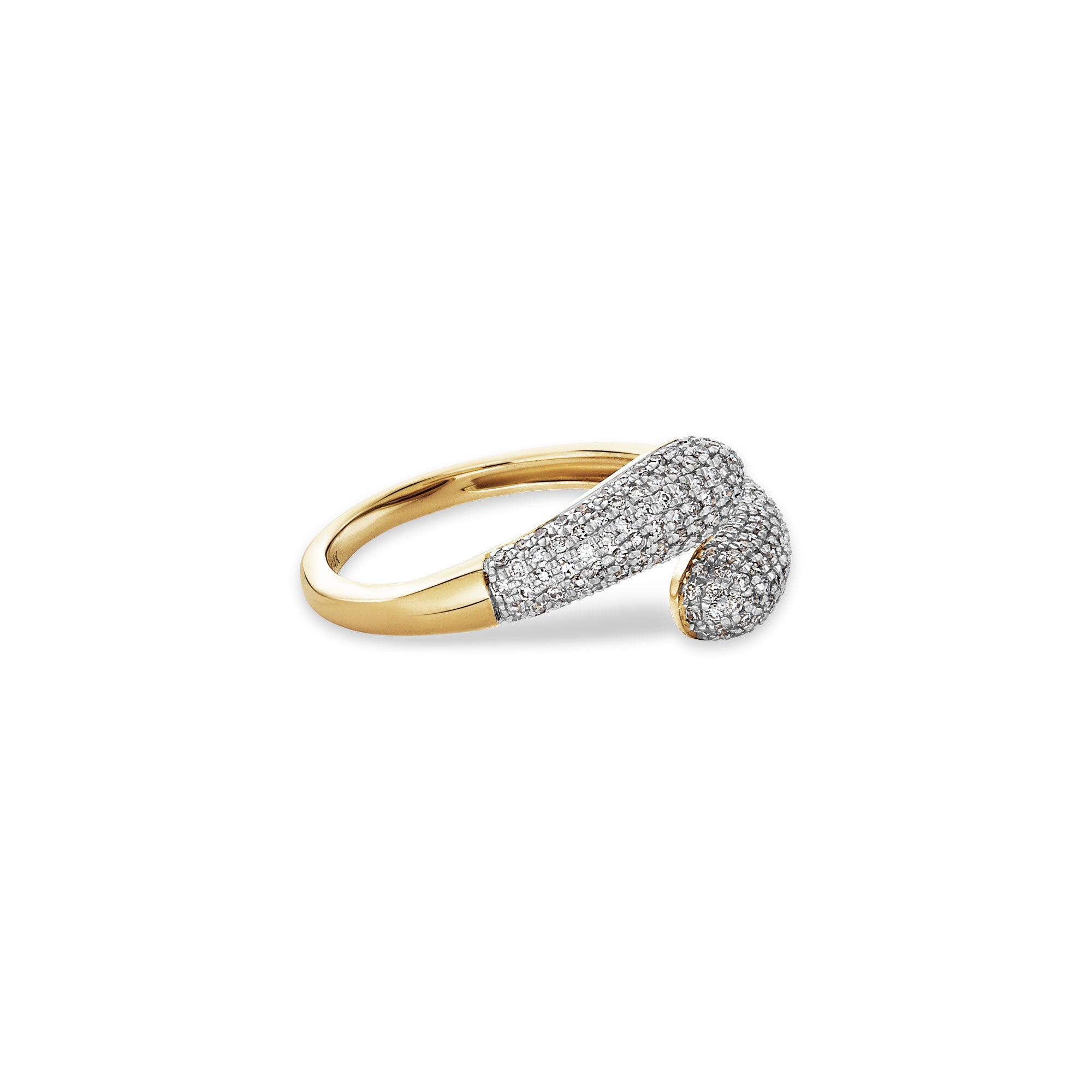 All Diamond Hug Ring – STONE AND STRAND