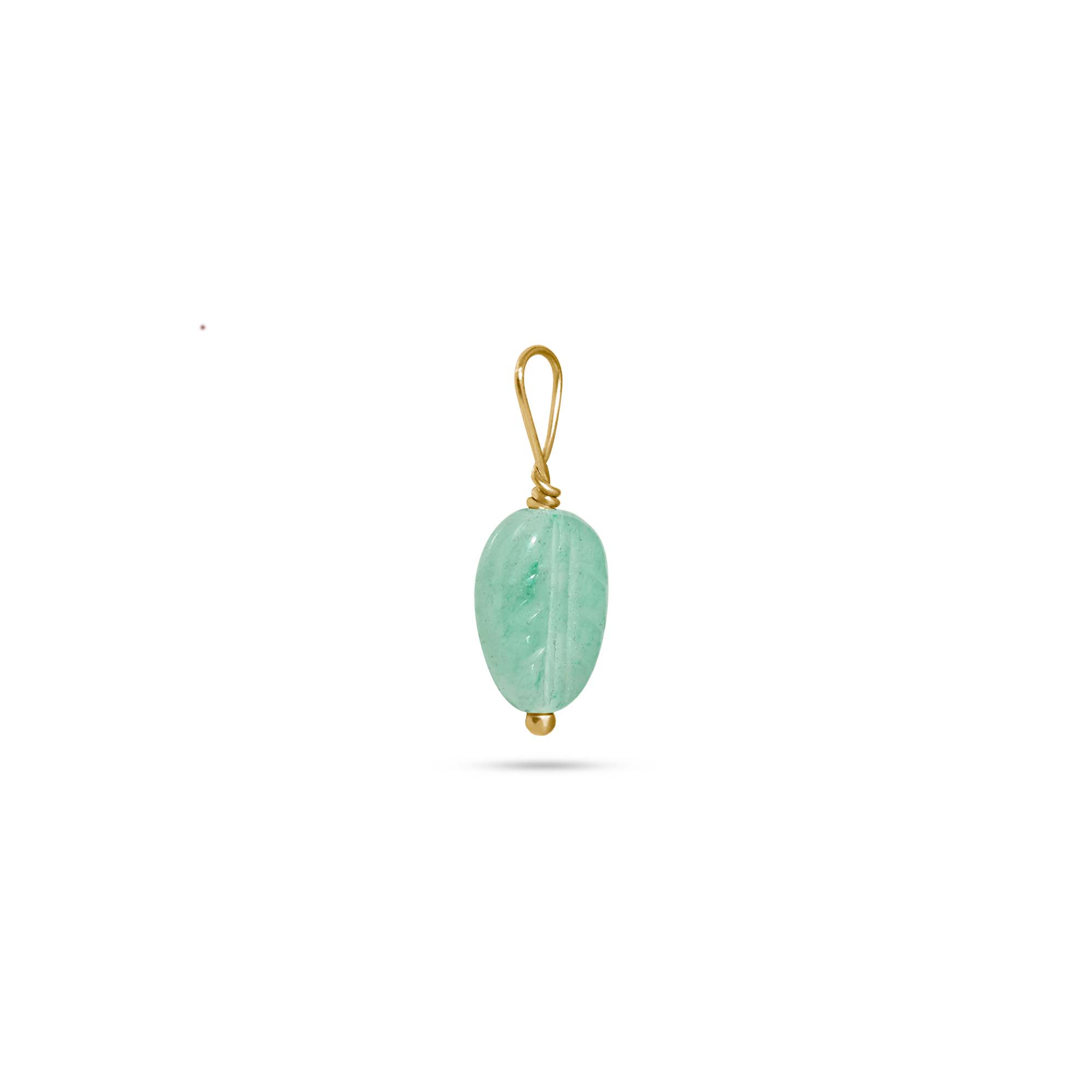 Baby Kale Aventurine Charm – STONE AND STRAND