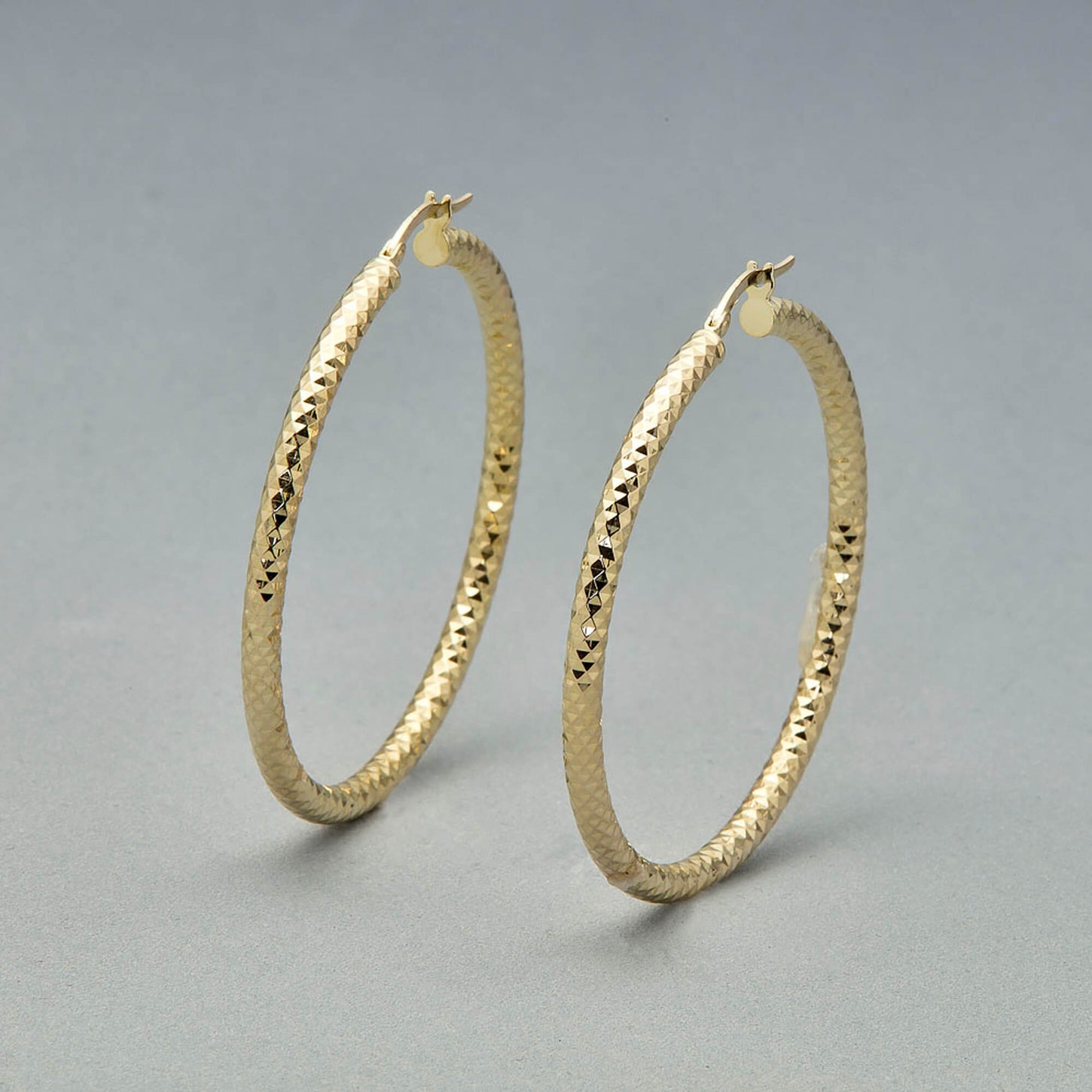 Bold Sparkle Large Hoops – STONE AND STRAND