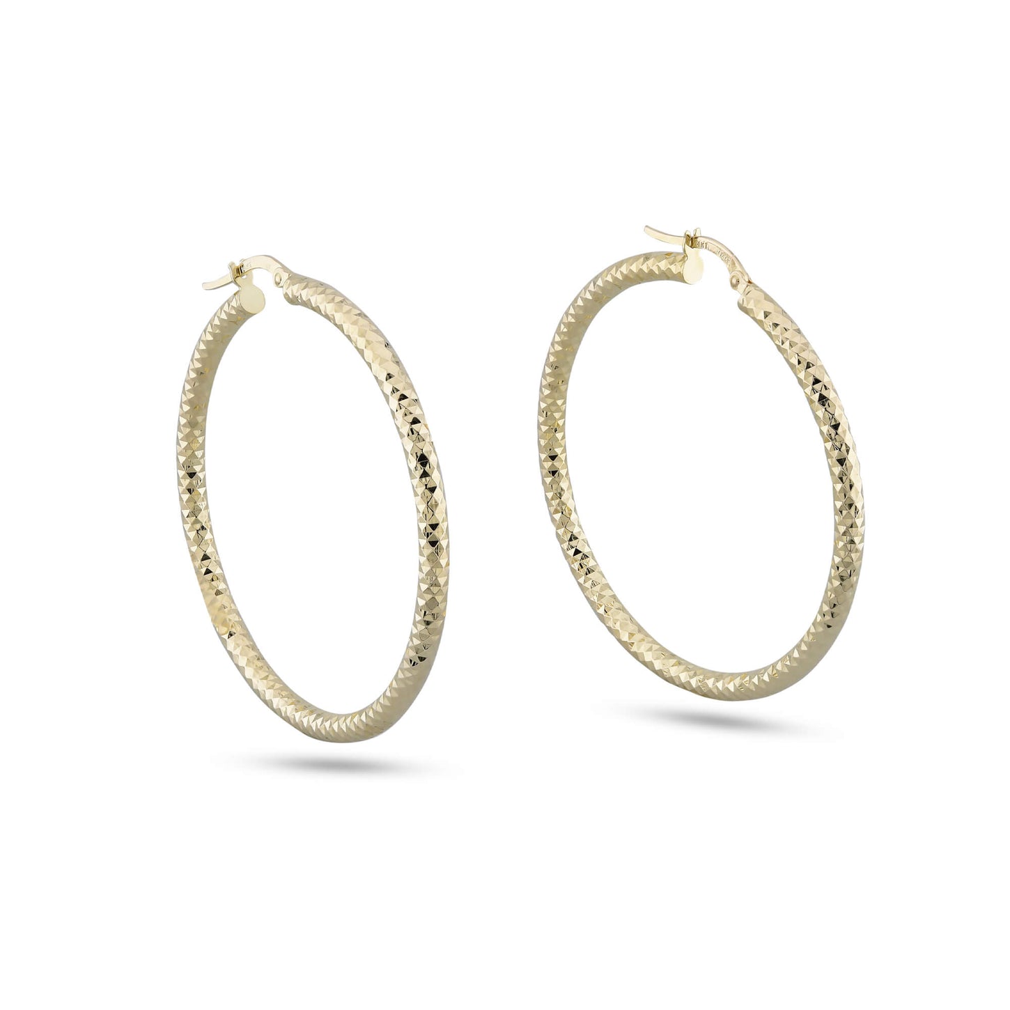 Bold Sparkle Large Hoops – STONE AND STRAND