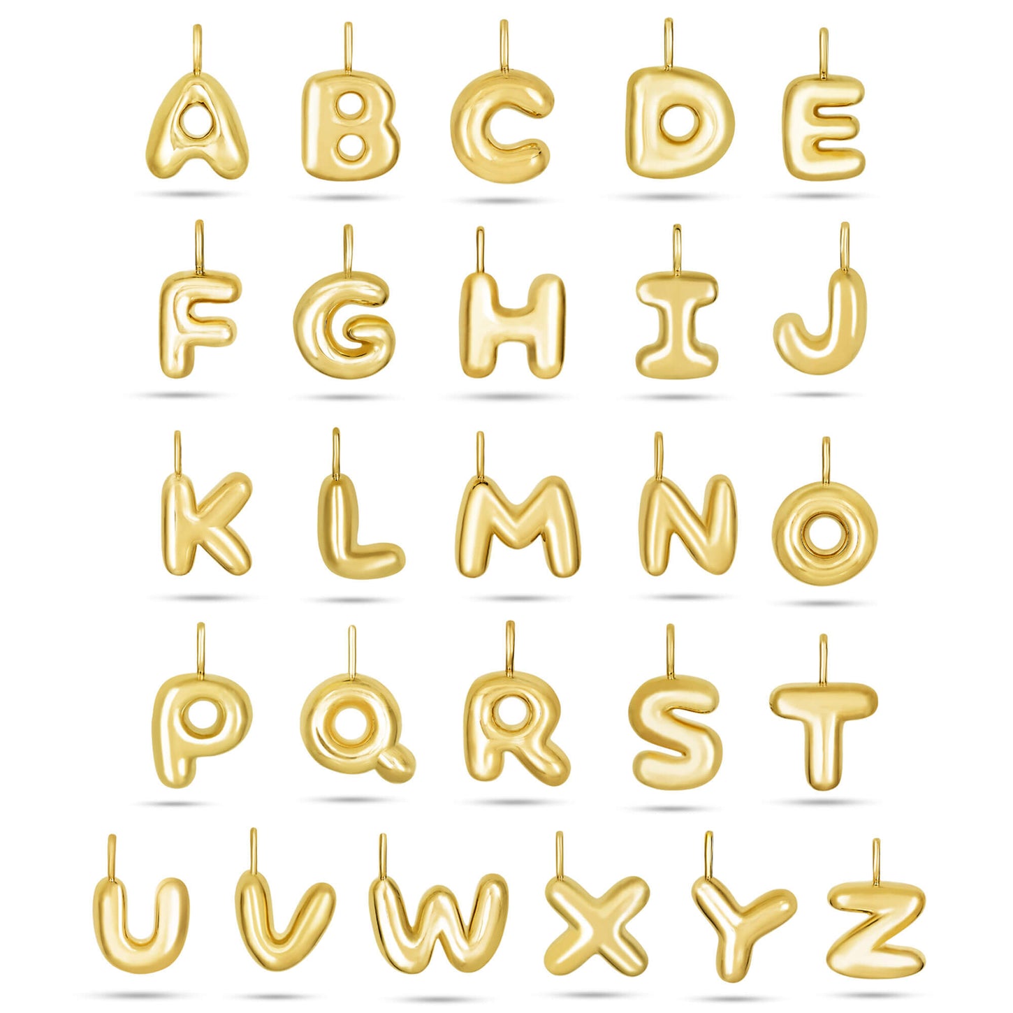 Bubble Tea Initial Necklace – STONE AND STRAND