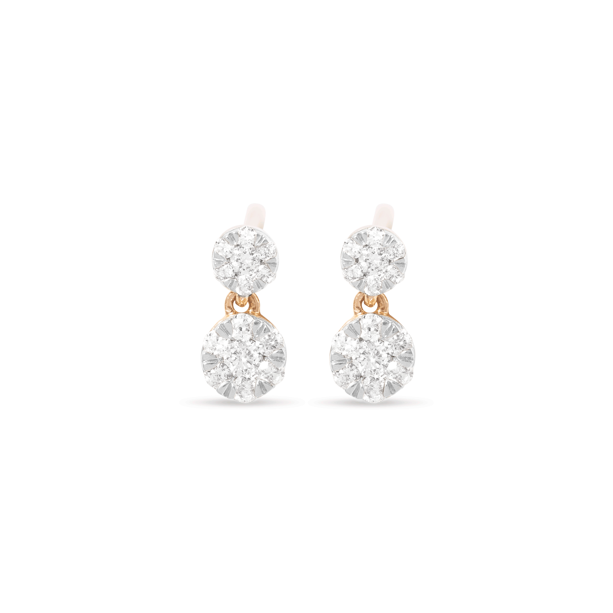 Small Diamond Burst Dangle Earrings – STONE AND STRAND