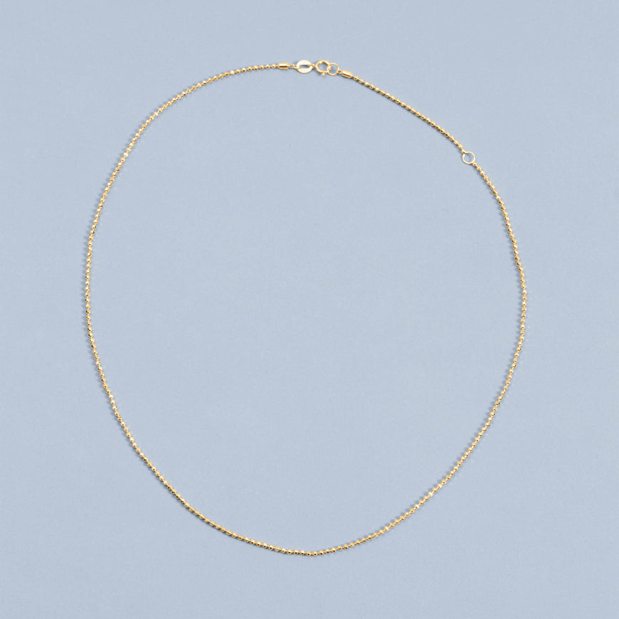 Diamond Cut Bead Chain – STONE AND STRAND