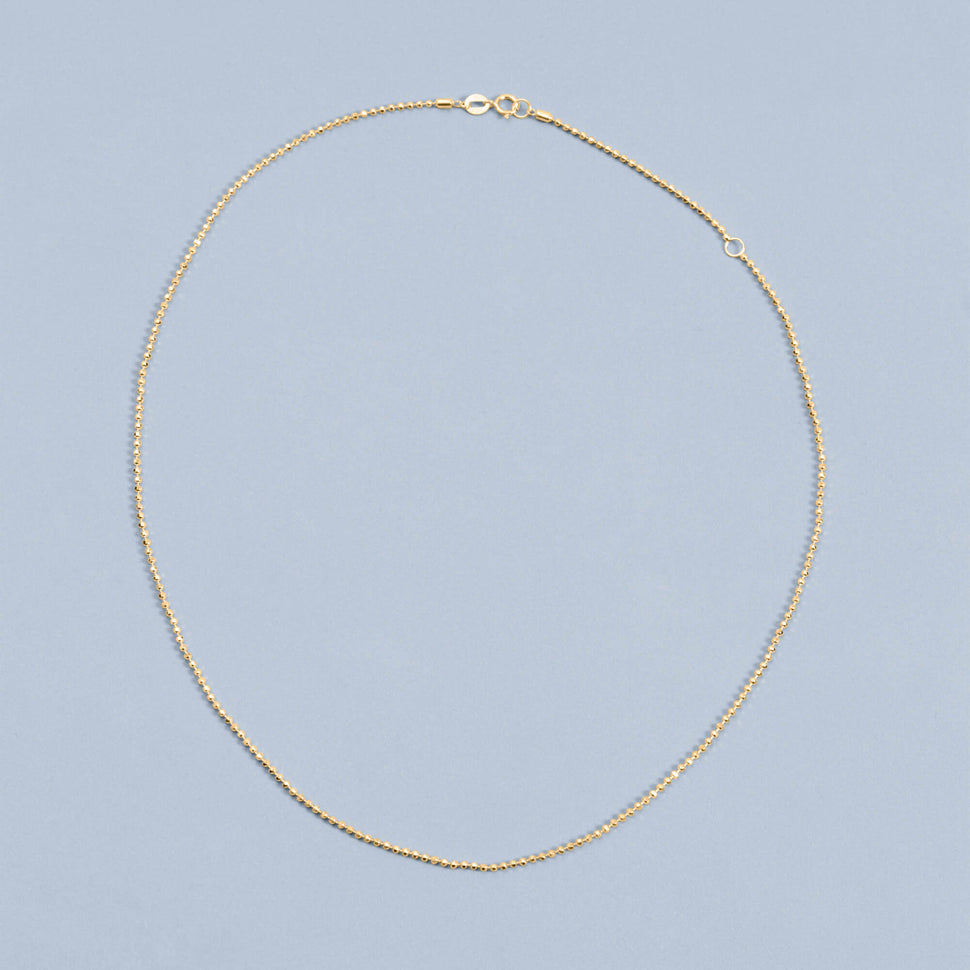Diamond Cut Bead Chain – STONE AND STRAND
