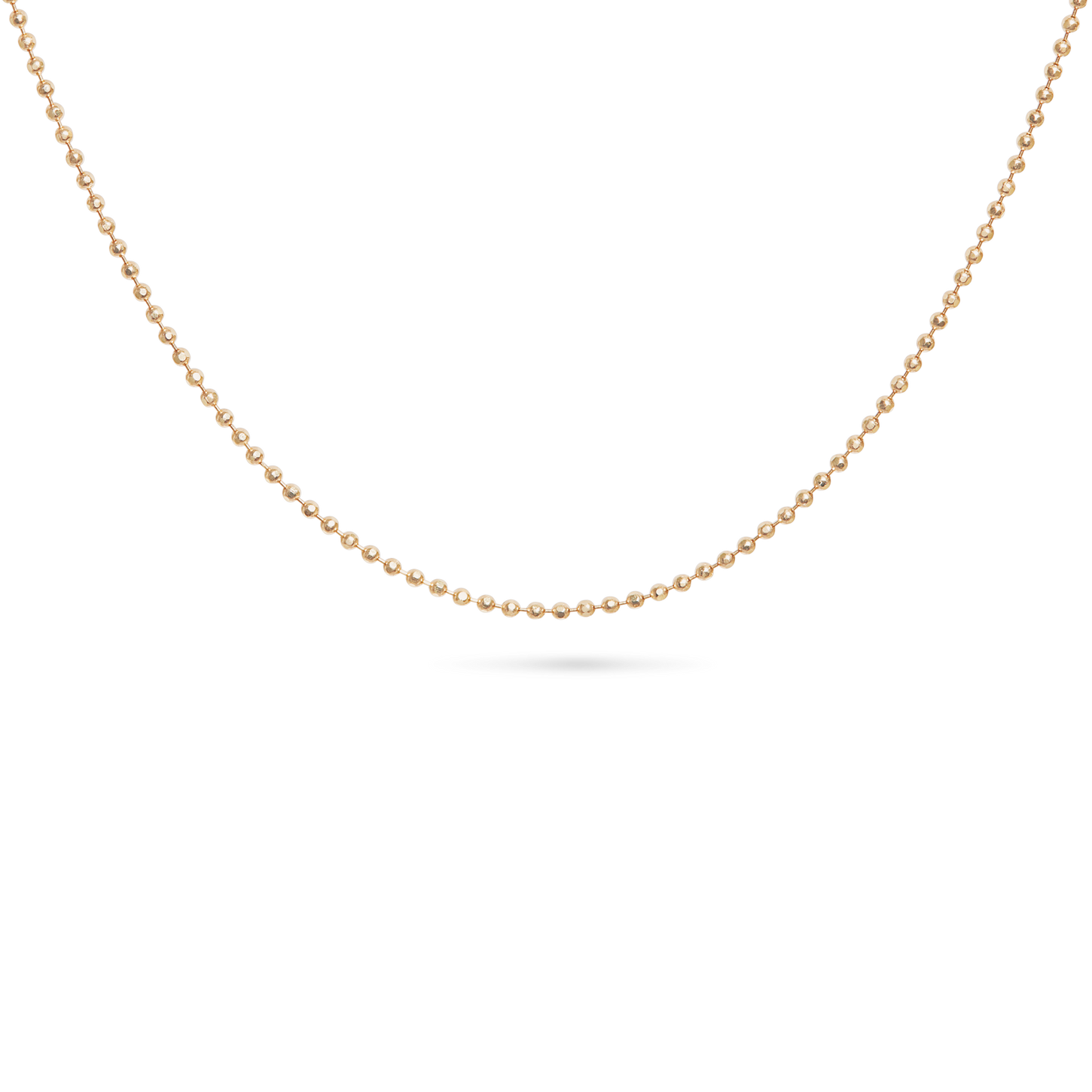 Diamond Cut Bead Chain – STONE AND STRAND