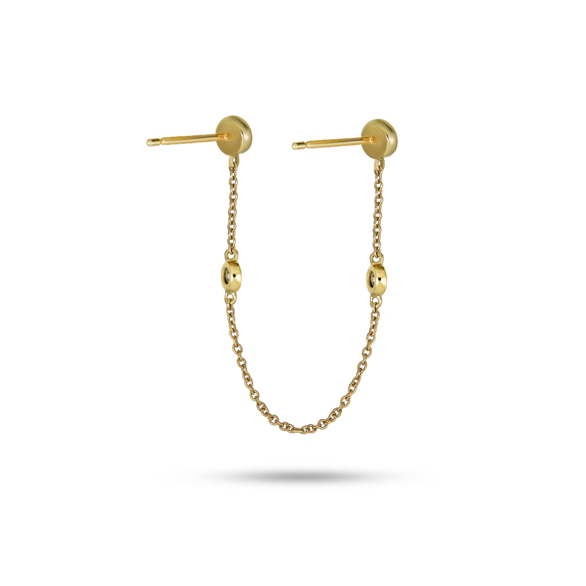 Diamonds By The Dozen Chain Earring – STONE AND STRAND