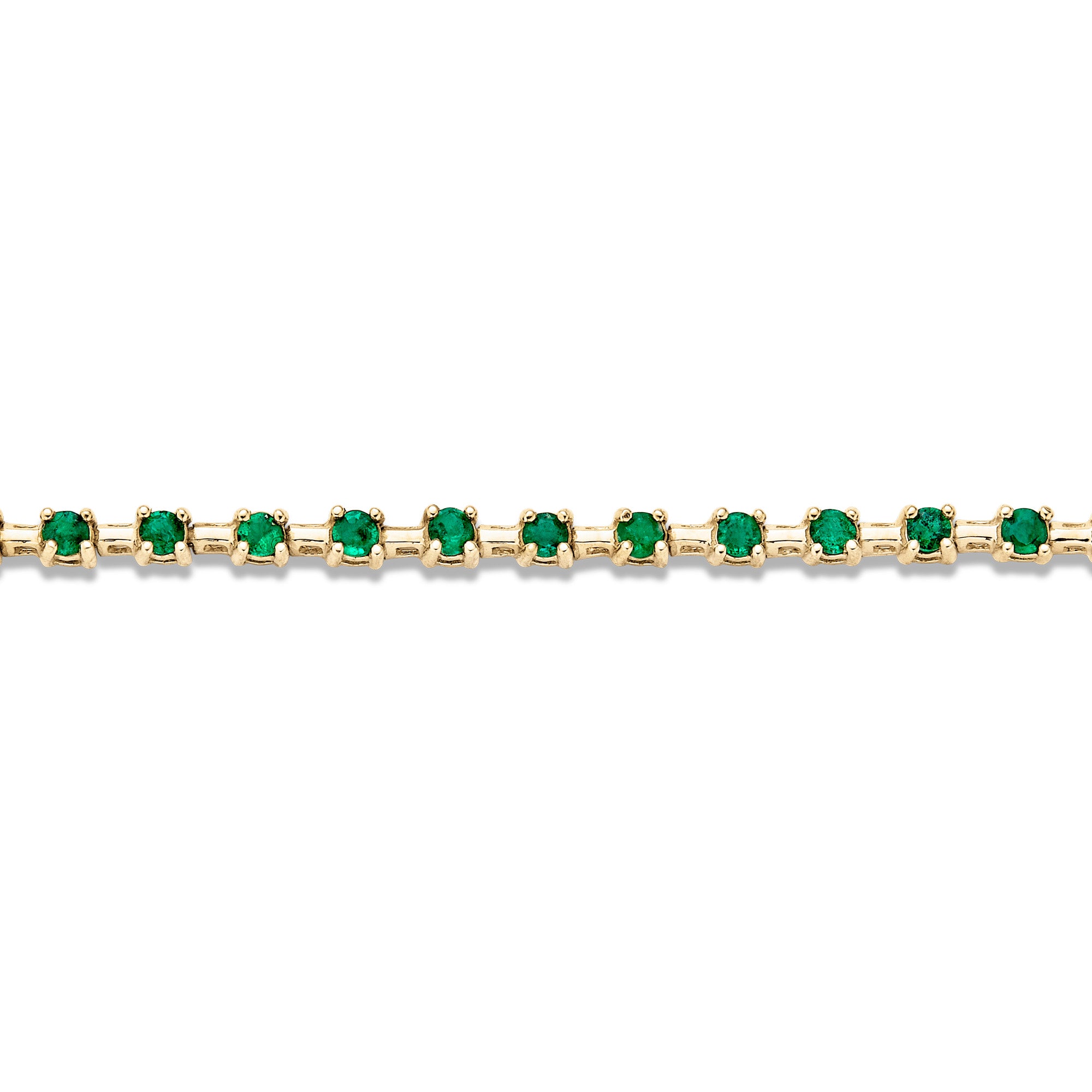 Emerald Ace Tennis Bracelet – STONE AND STRAND