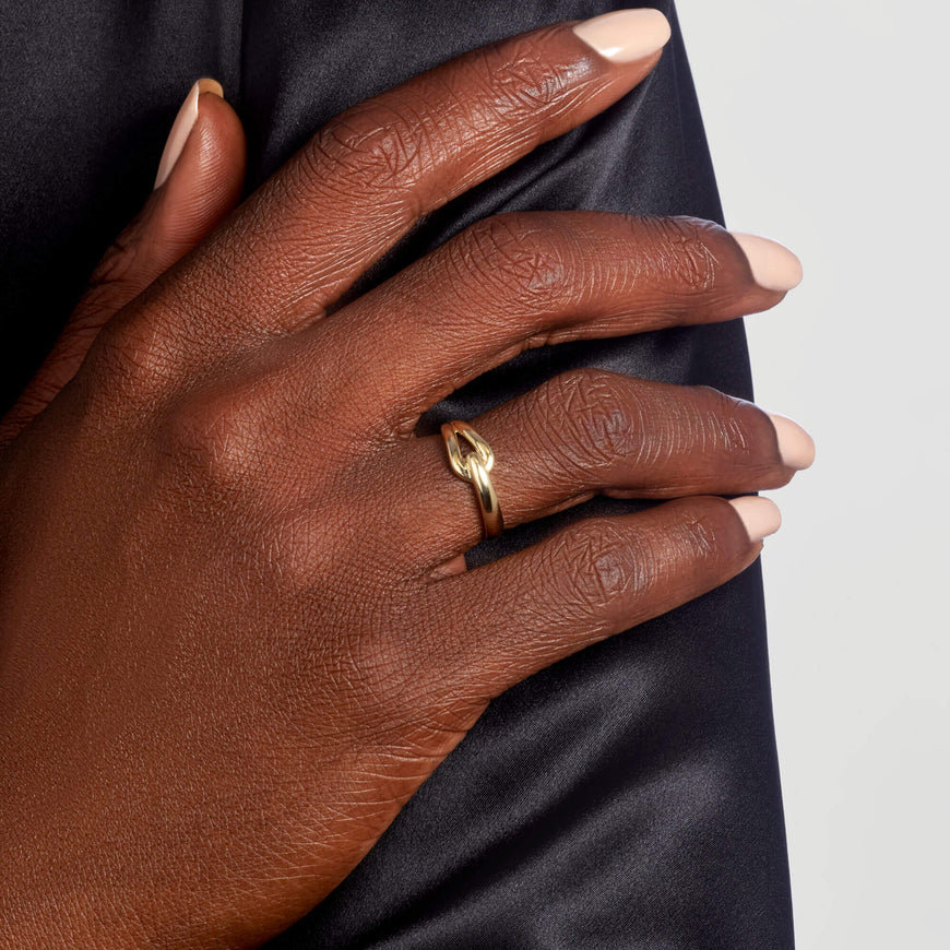 Gold Bridle Ring – STONE AND STRAND