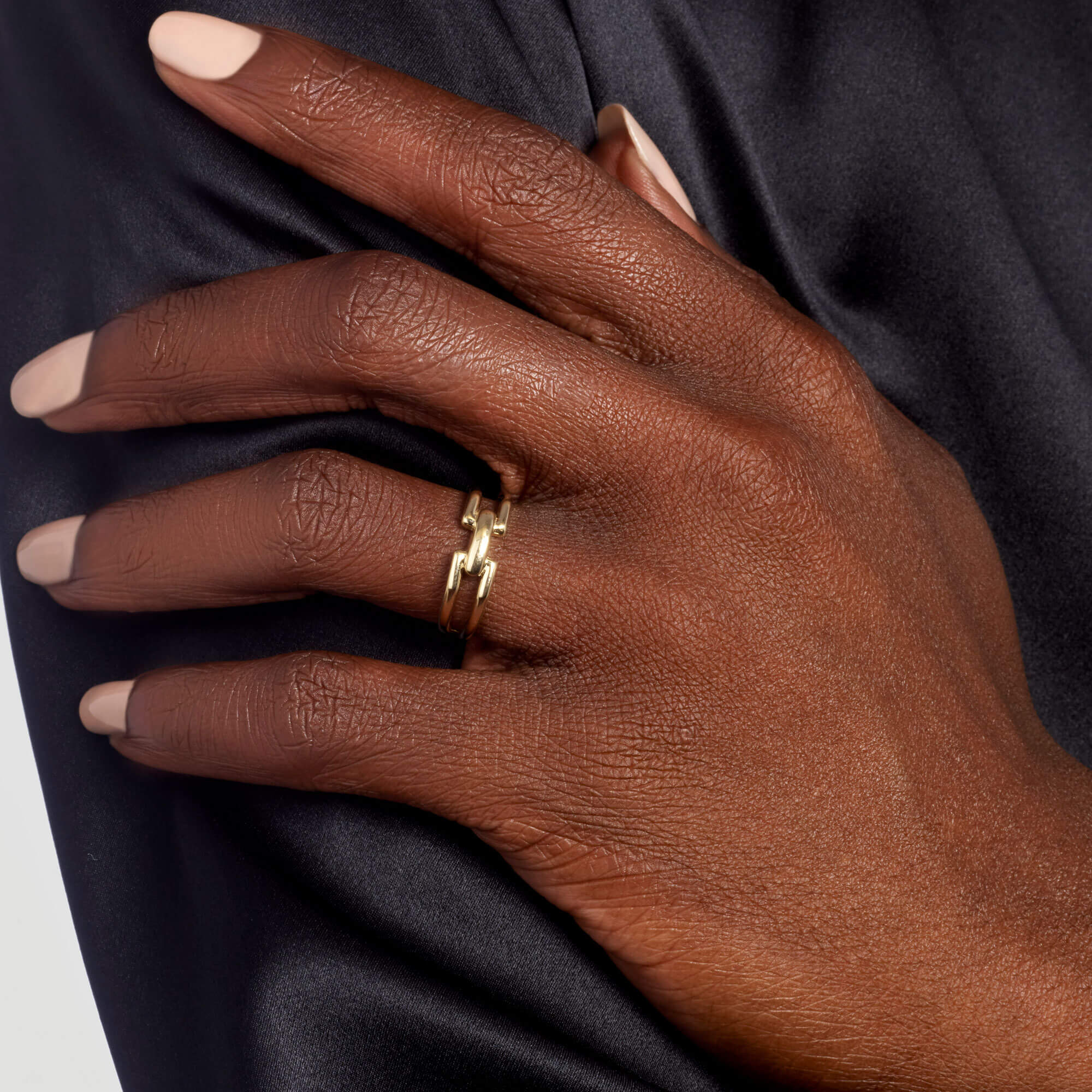 Gold Harness Ring – STONE AND STRAND