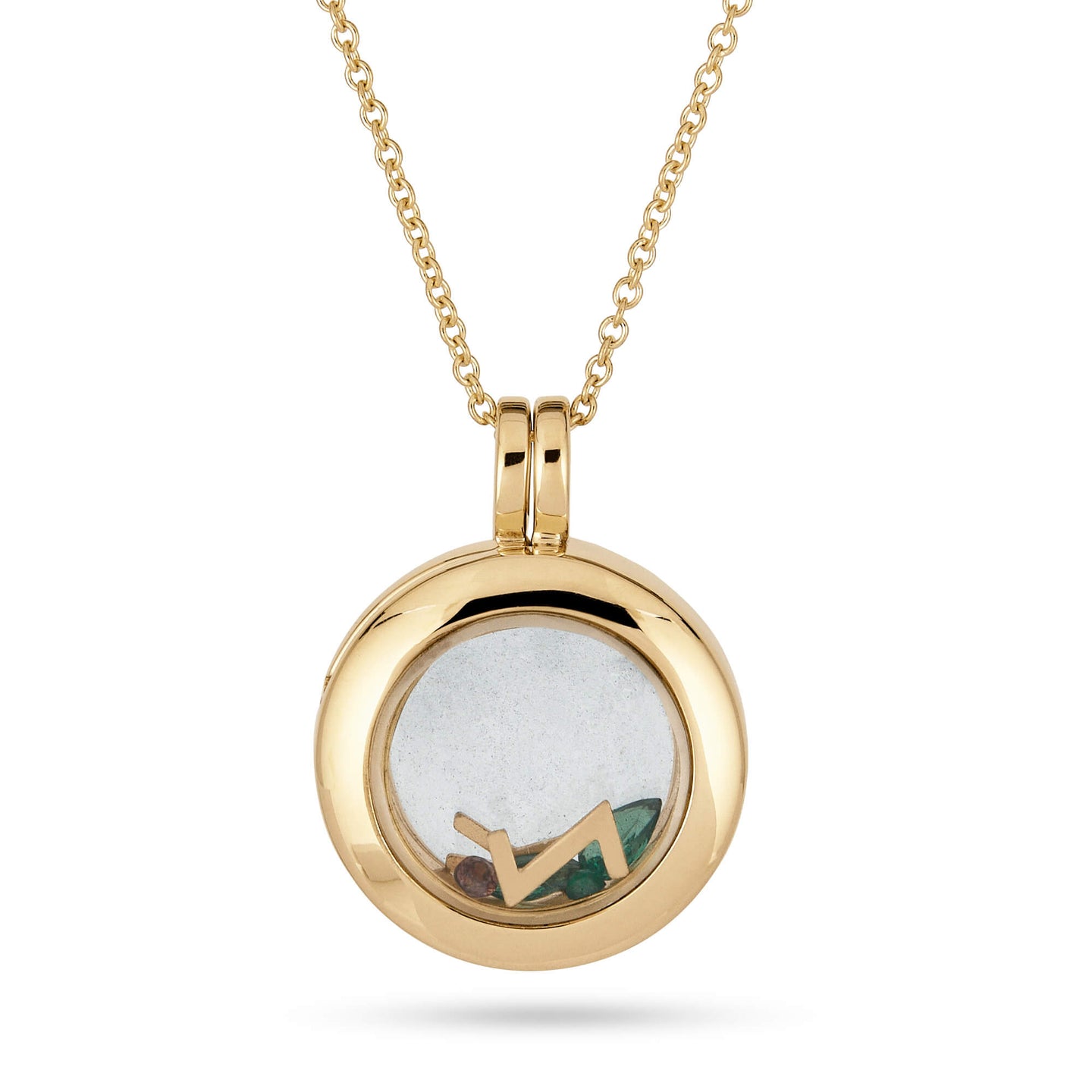 Gold Memento Locket Necklace – STONE AND STRAND