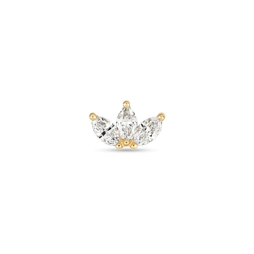 LAB-Created Diamond Array Push Pin Flat Back – STONE AND STRAND