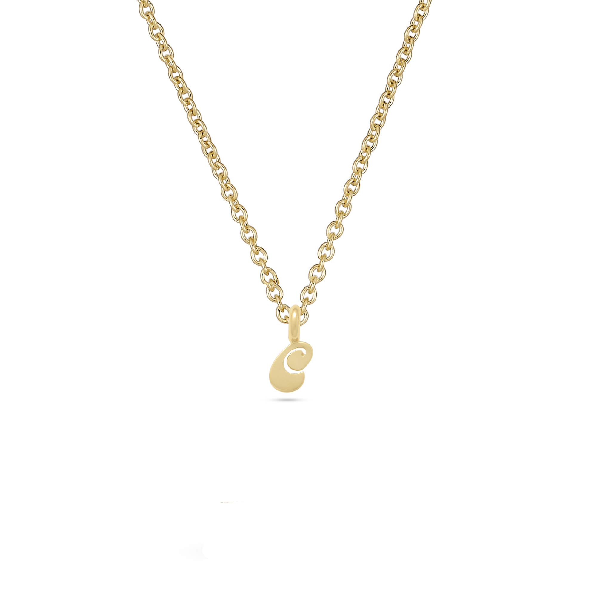 Mojo Mini Initial Necklace – STONE AND STRAND