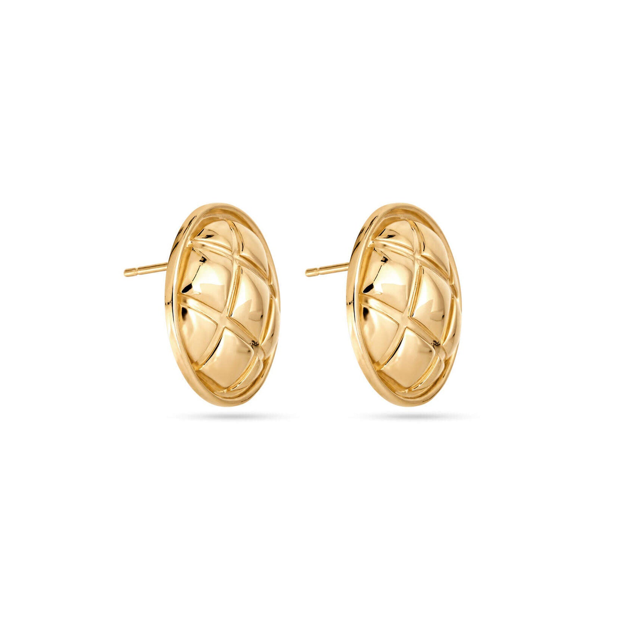 Puff Puff Button Studs – STONE AND STRAND