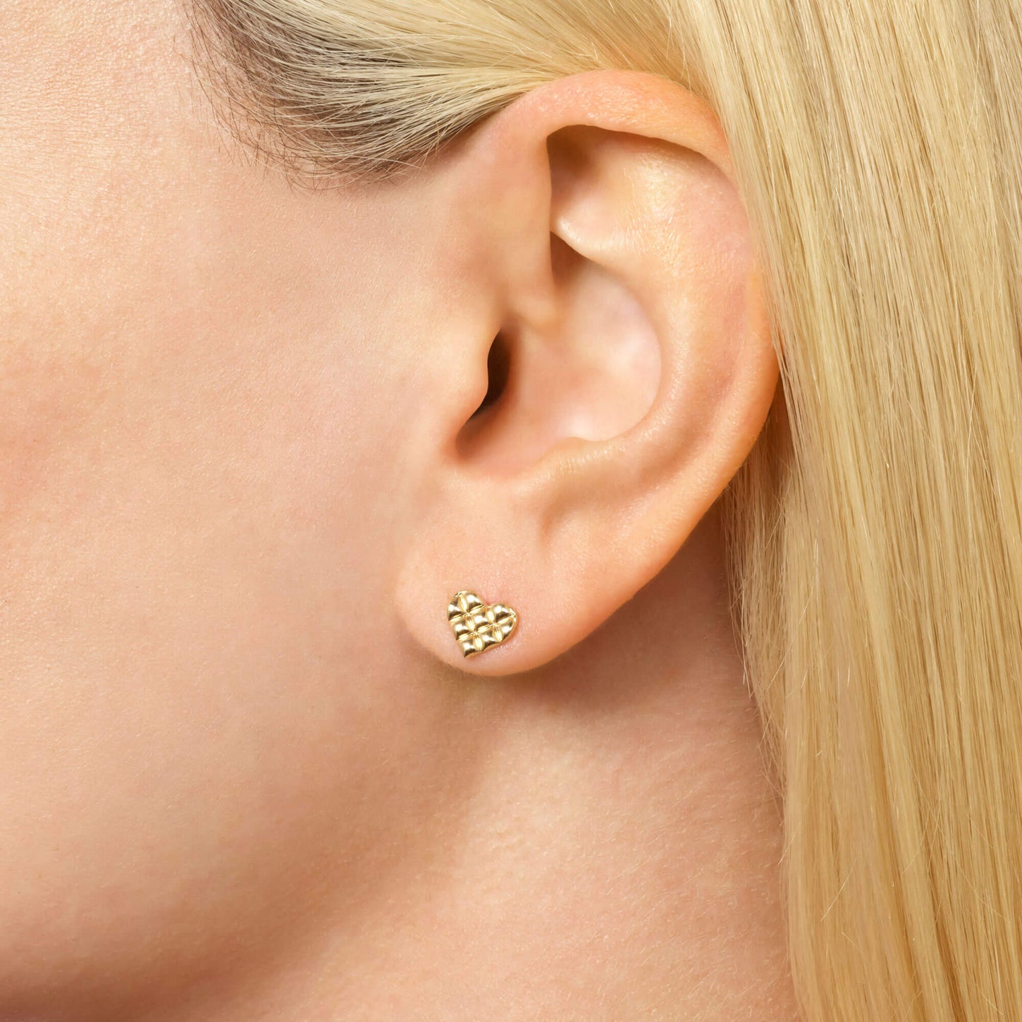 Puff Puff Heart Studs – STONE AND STRAND