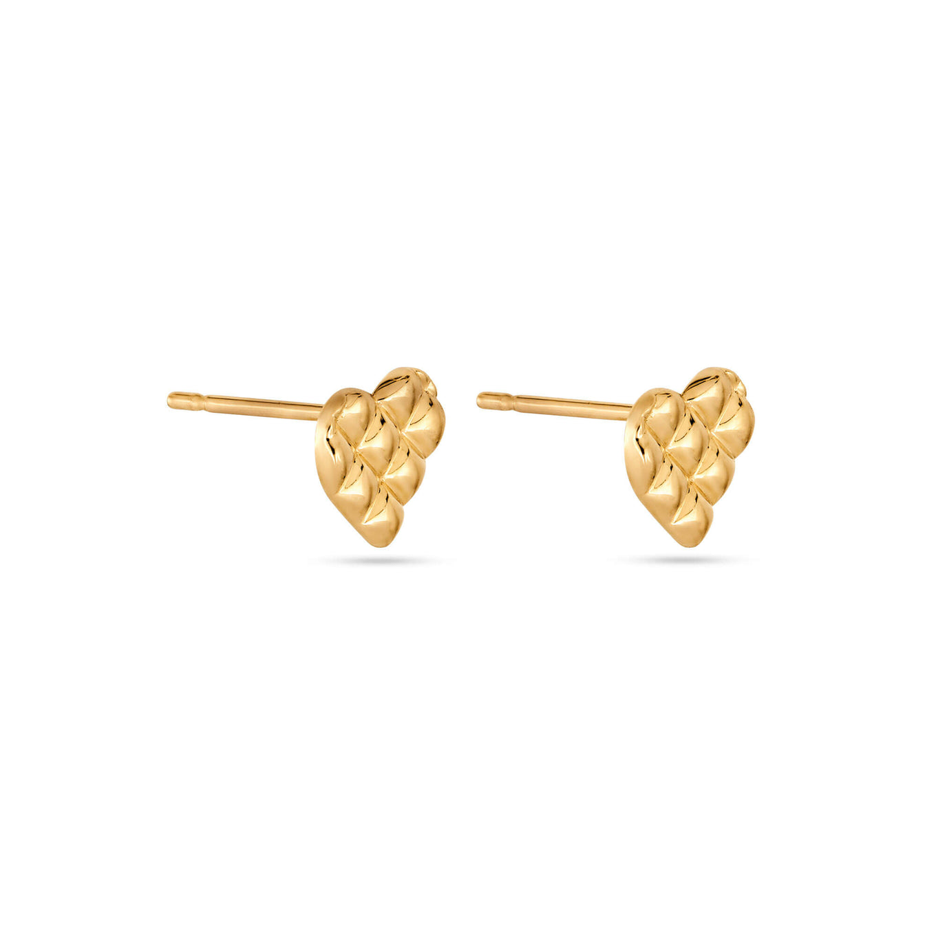 Puff Puff Heart Studs – STONE AND STRAND