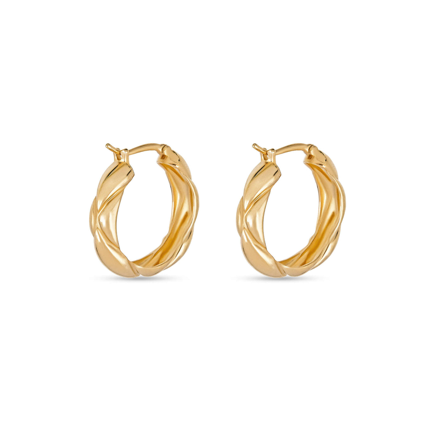 Puff Puff Quilted Hoops – STONE AND STRAND