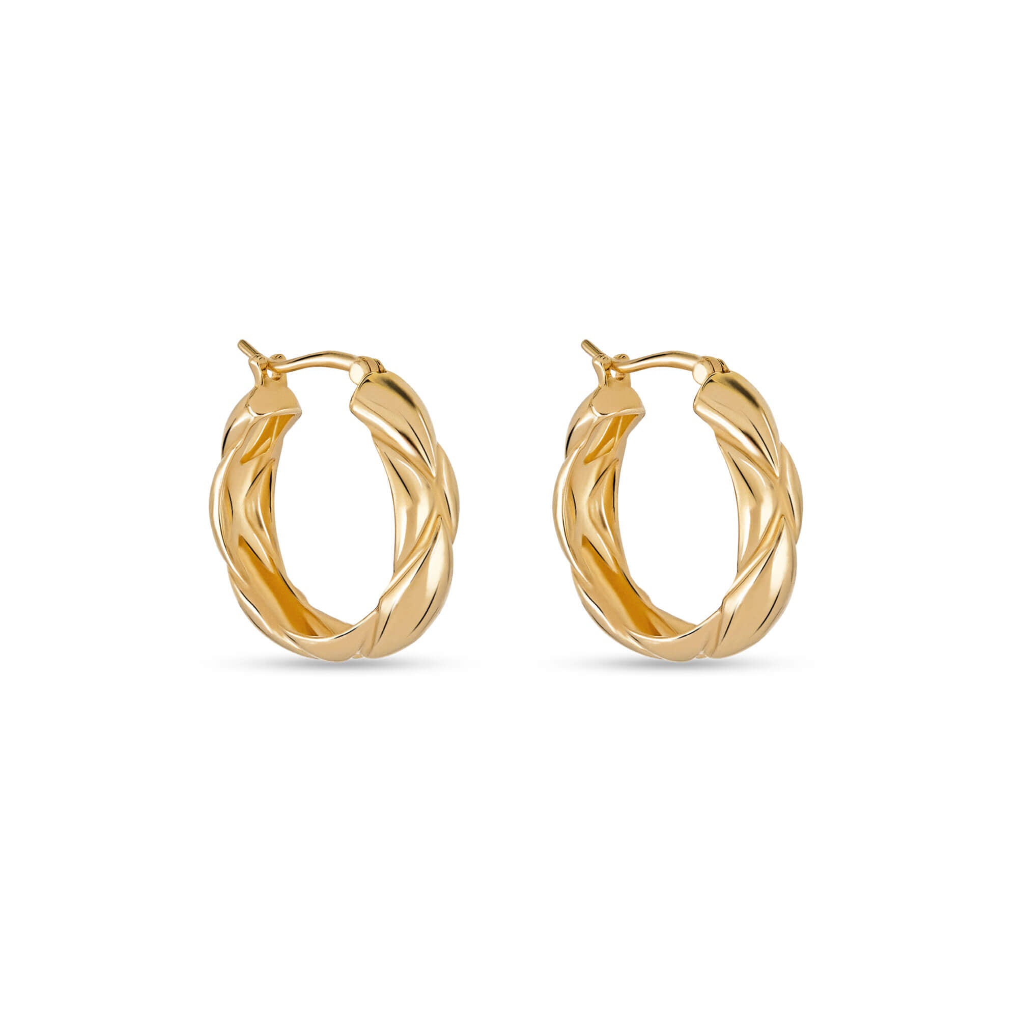 Puff Puff Quilted Hoops – STONE AND STRAND