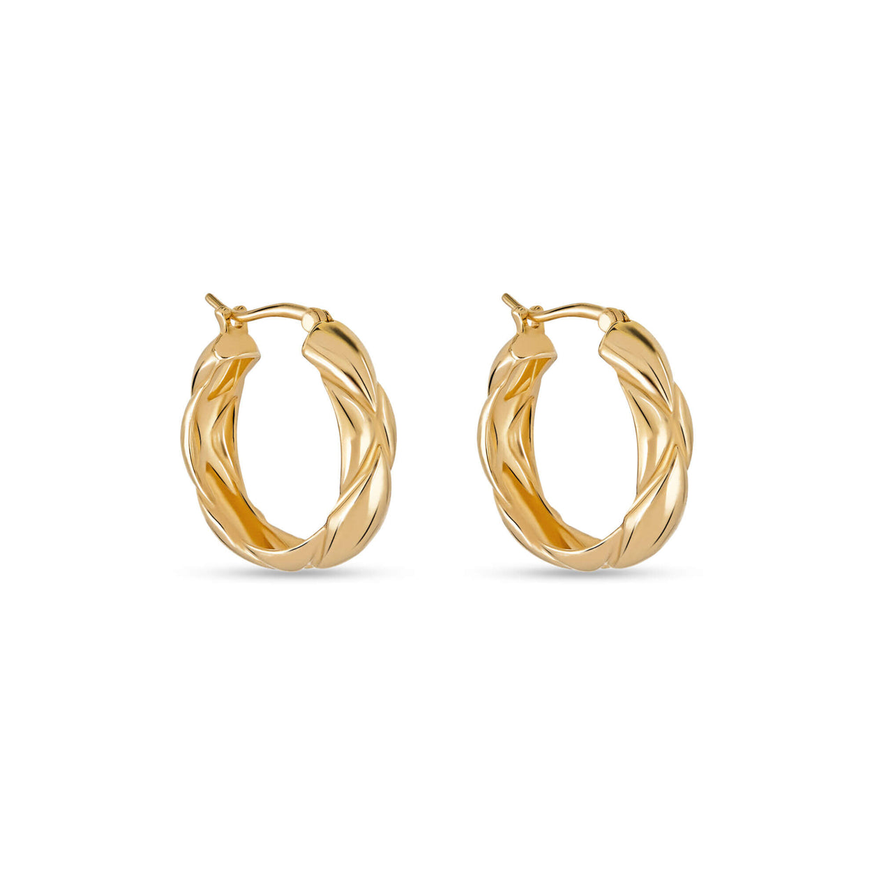 Puff Puff Quilted Hoops – STONE AND STRAND