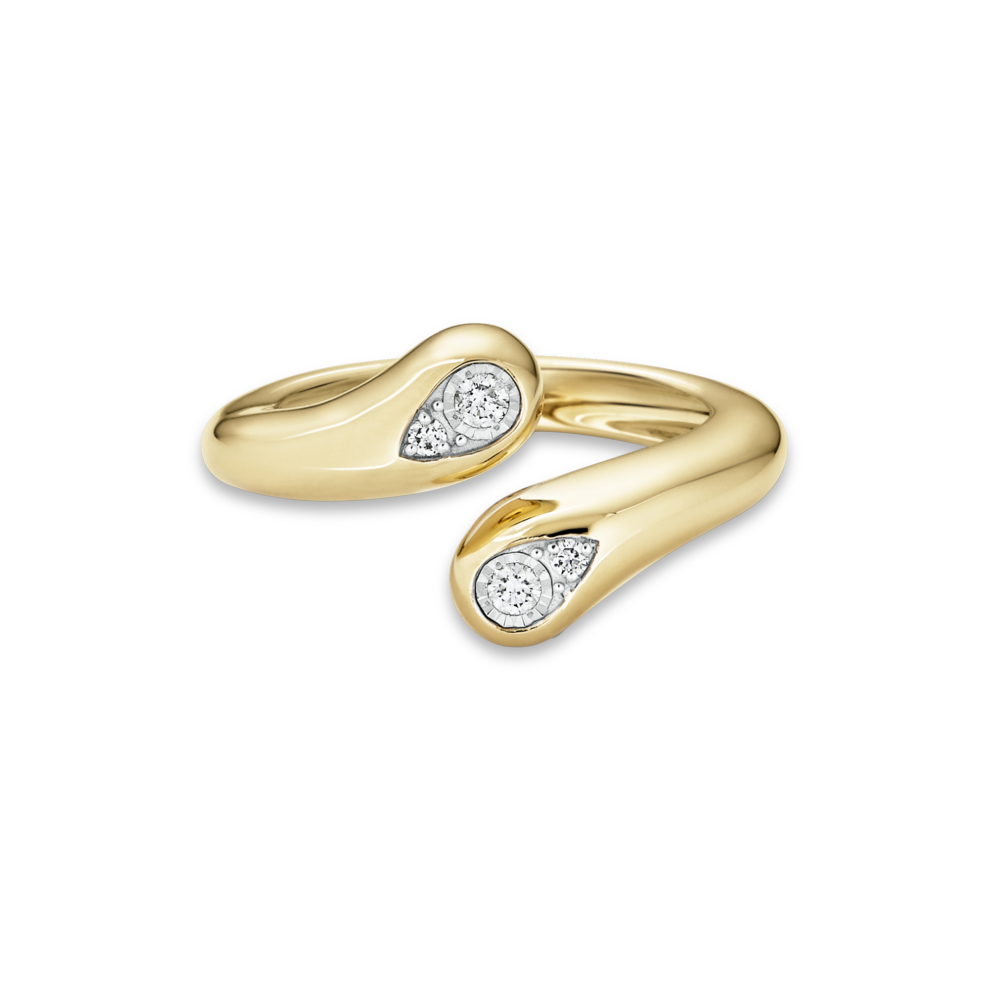 Perfect Pear Diamond Hug Ring – STONE AND STRAND