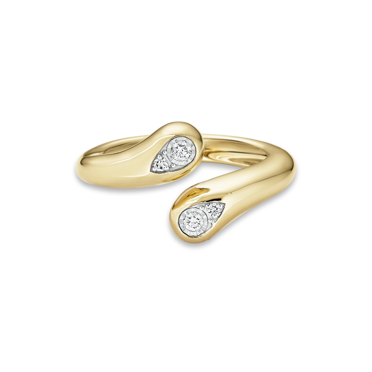 Perfect Pear Diamond Hug Ring – STONE AND STRAND