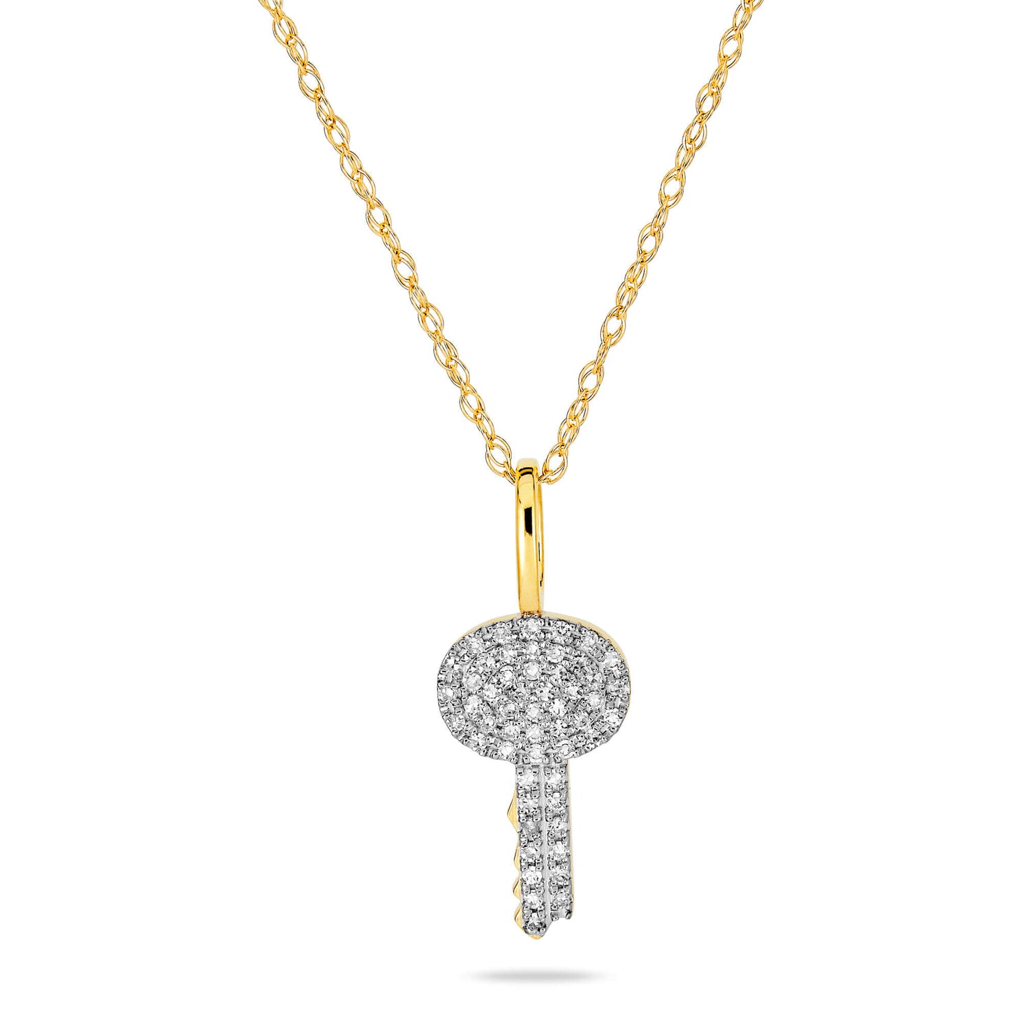 Sweet Home Pave Key Necklace – STONE AND STRAND
