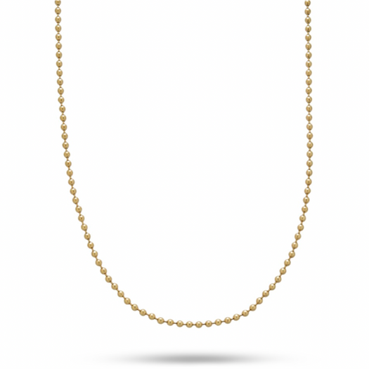 Gold Ball Chain Necklace – STONE AND STRAND
