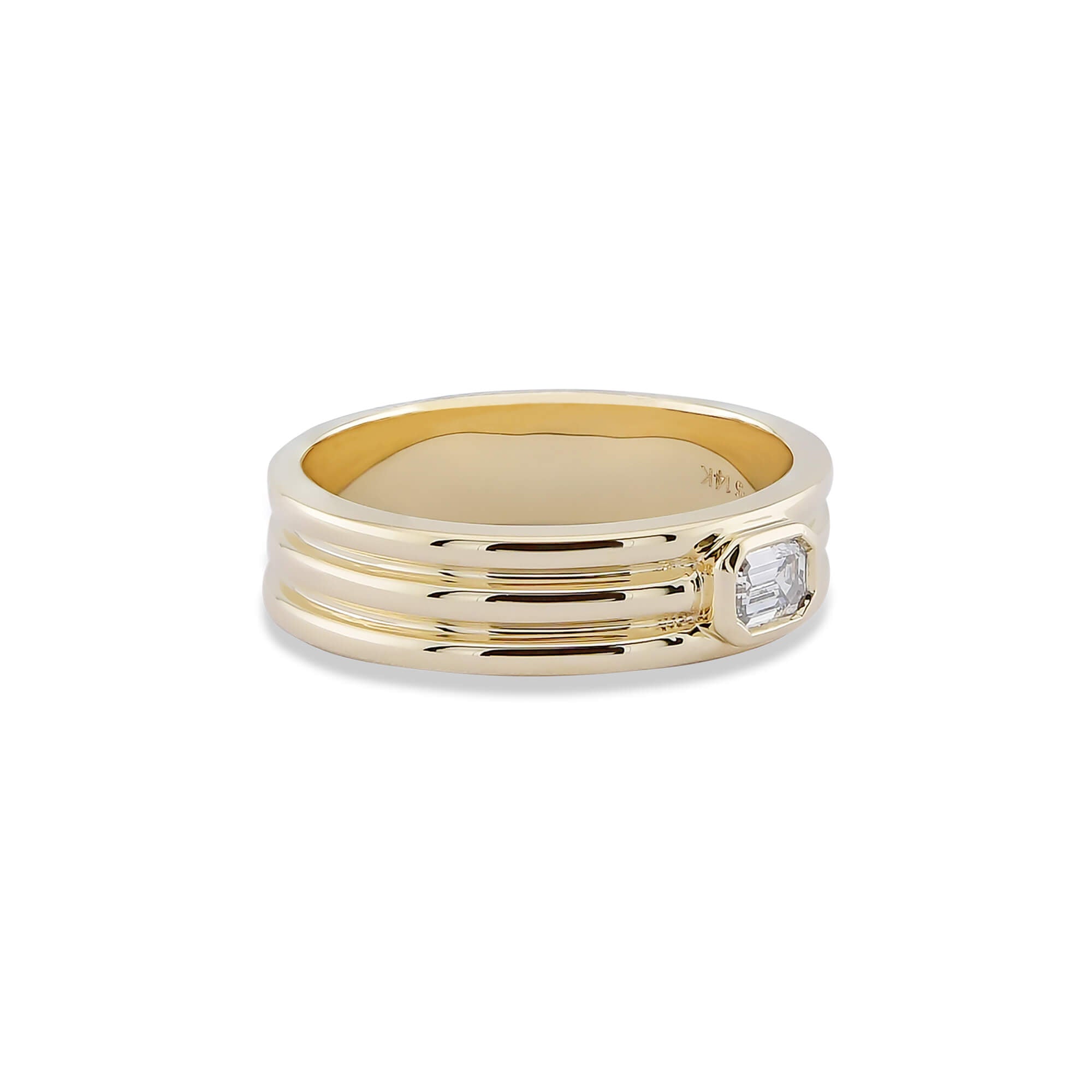 Trio Ridge Diamond Ring – STONE AND STRAND