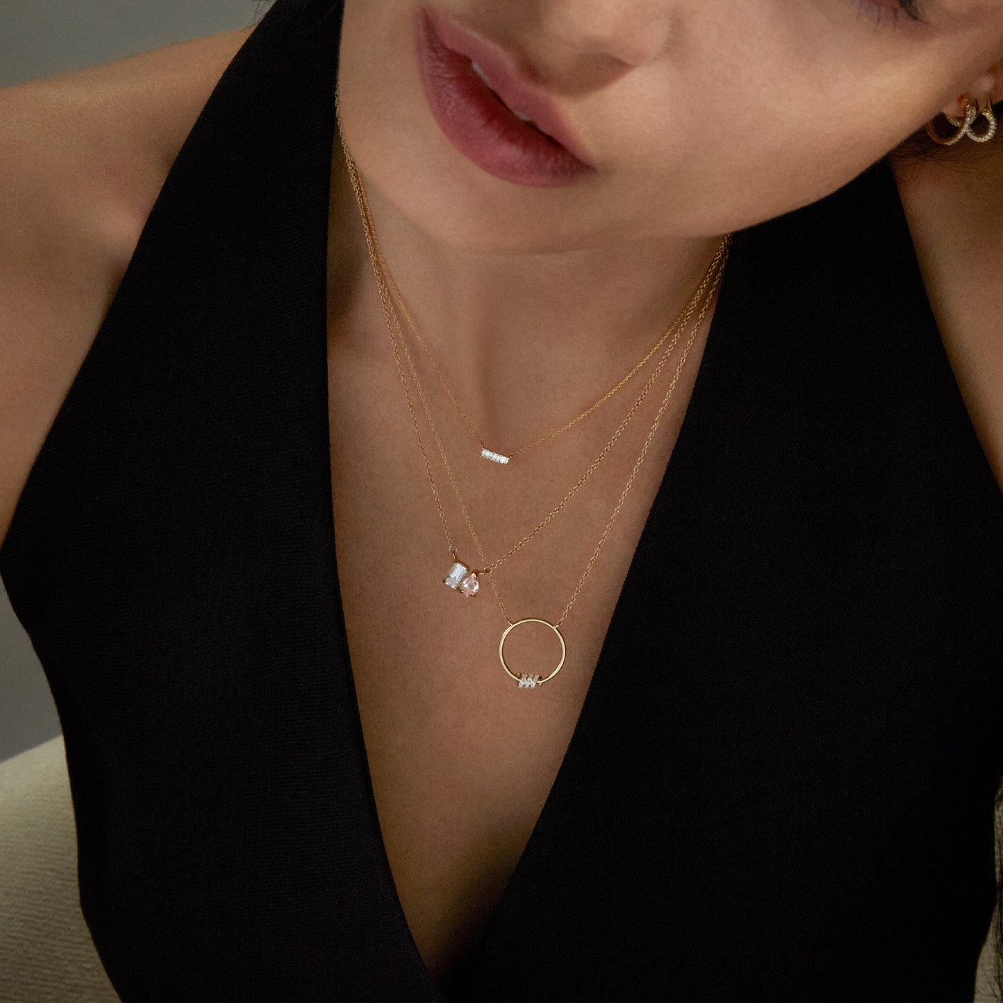 Twinkling Twine Pavé Necklace – STONE AND STRAND