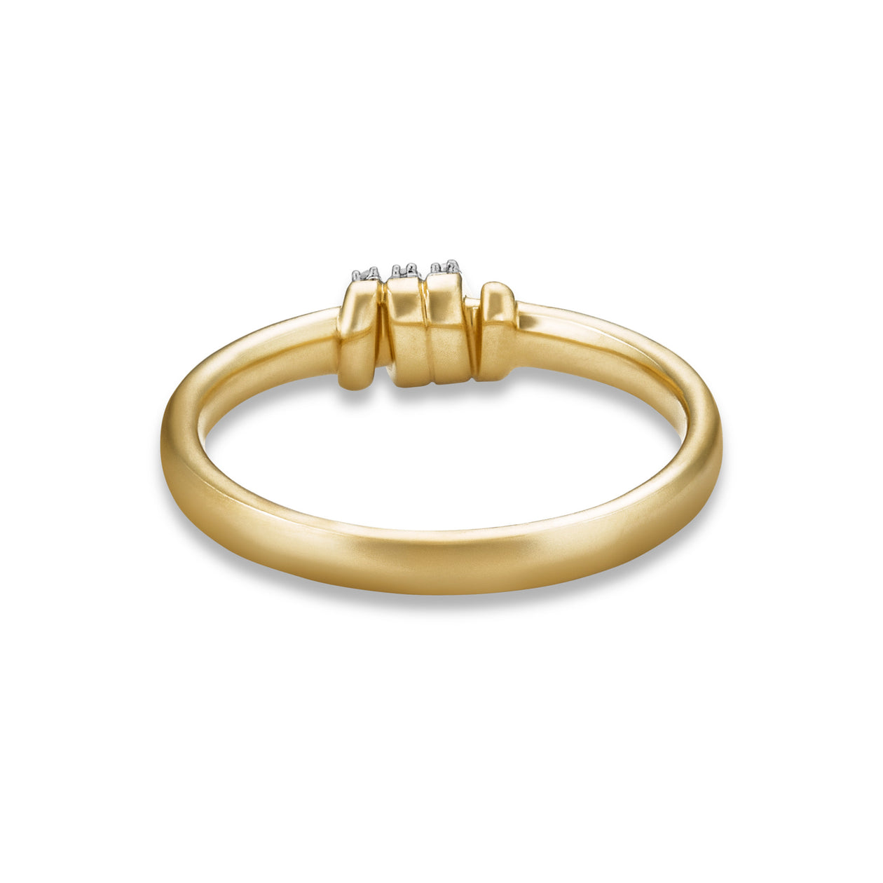 Twinkling Twine Pavé Ring – STONE AND STRAND