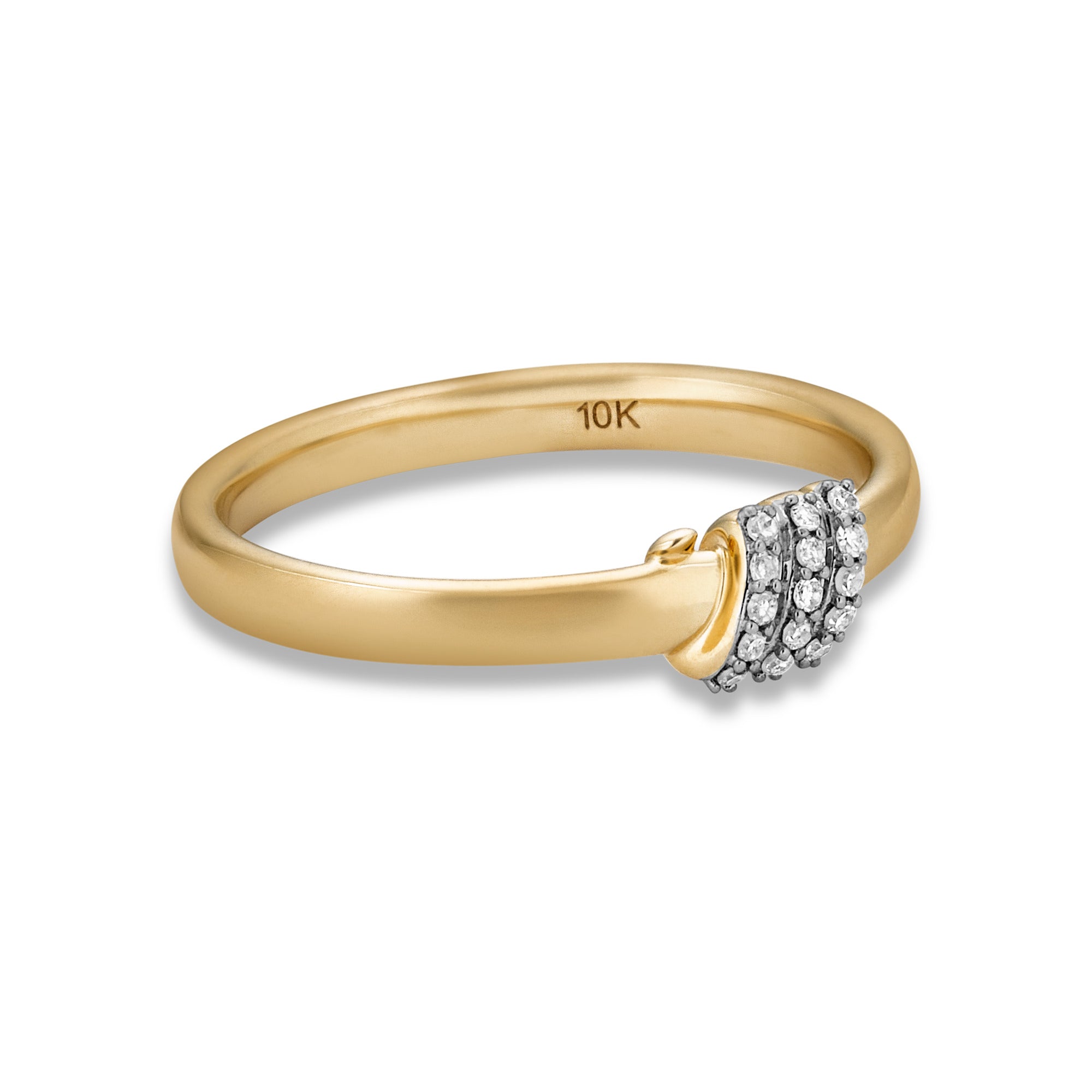 Twinkling Twine Pavé Ring – STONE AND STRAND
