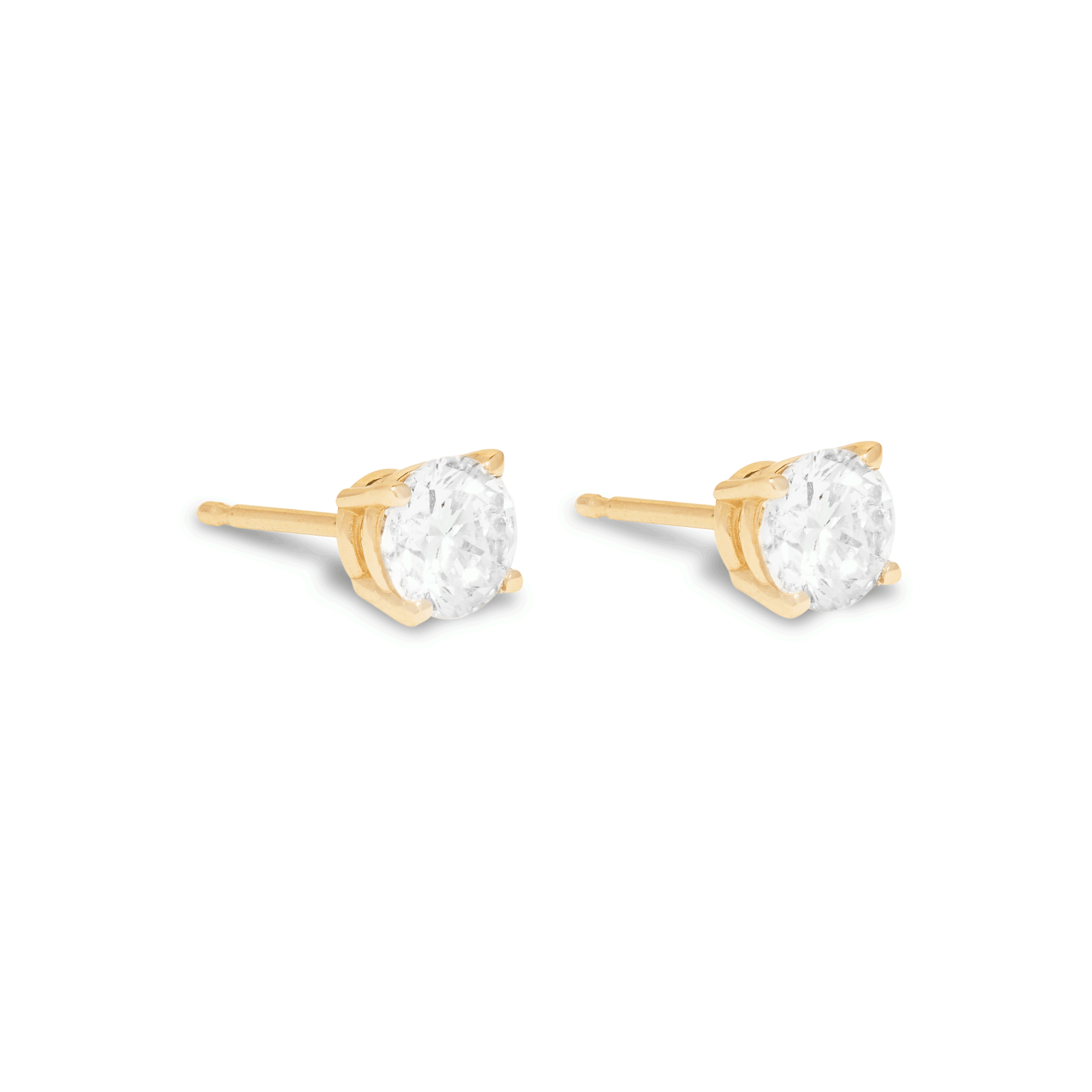 LAB-Created Dainty Diamond Studs – STONE AND STRAND