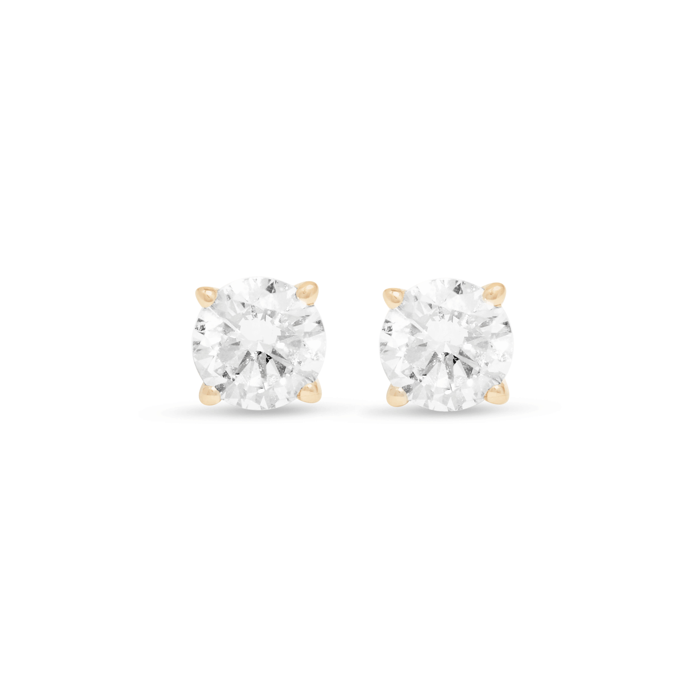 LAB-Created Dainty Diamond Studs – STONE AND STRAND