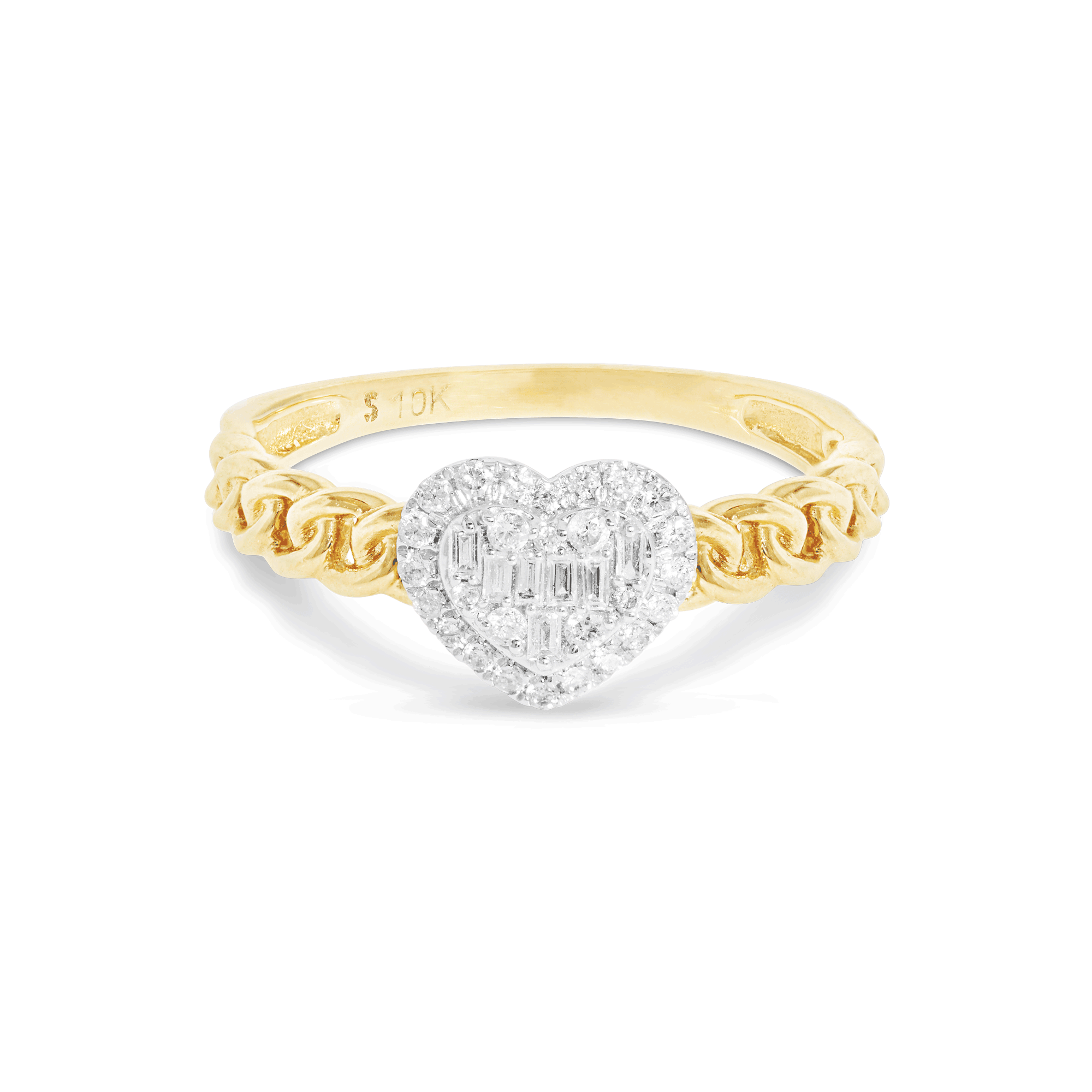 Deluxe Heart Of The Matter Chain Ring – STONE AND STRAND