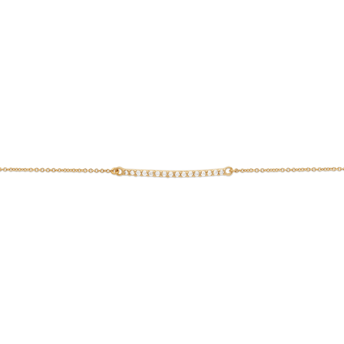 Diamond Bar Slider Bracelet – STONE AND STRAND