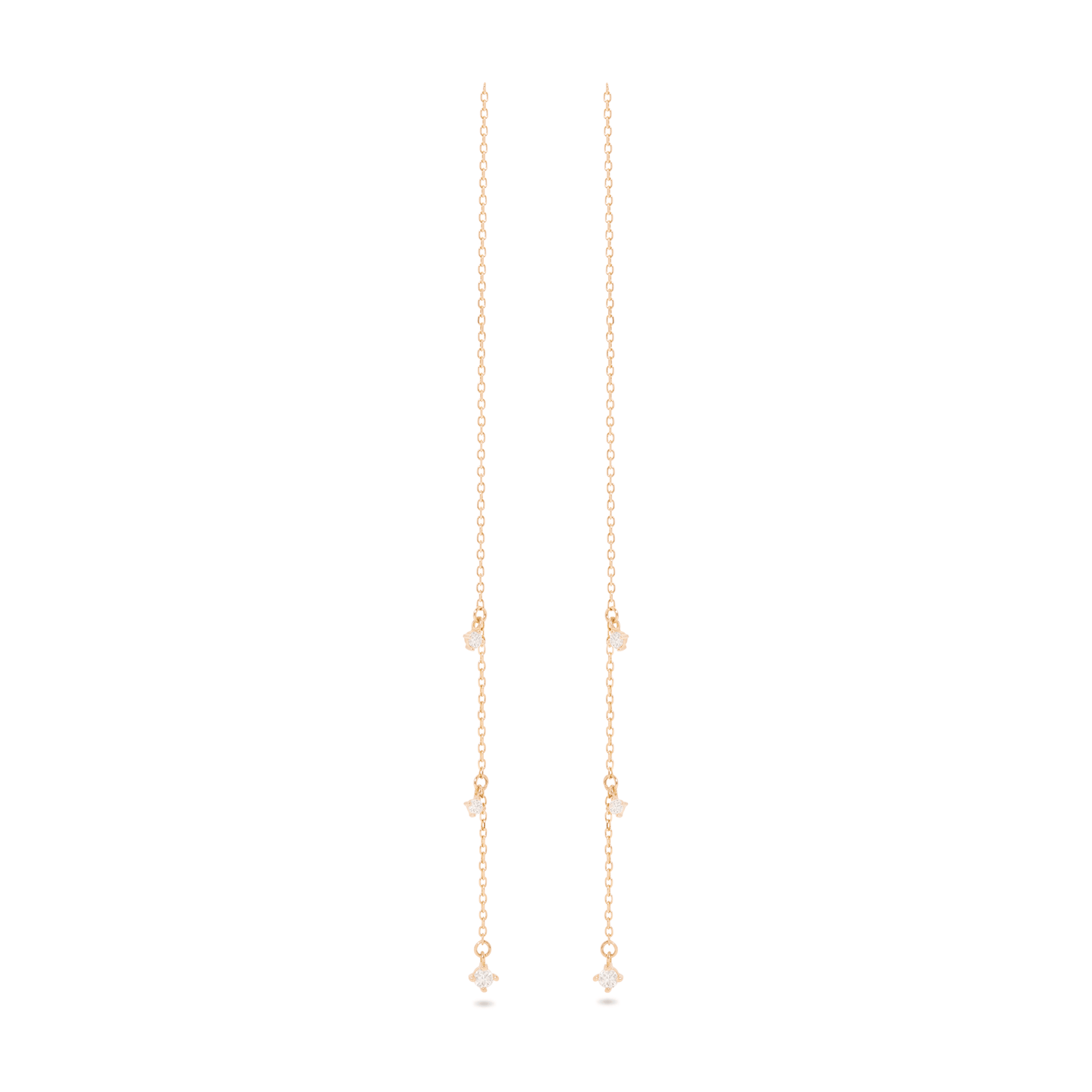 Diamond Drizzle Threaders – STONE AND STRAND
