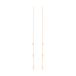Diamond Drizzle Threaders – STONE AND STRAND