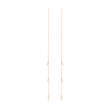 Diamond Drizzle Threaders – STONE AND STRAND