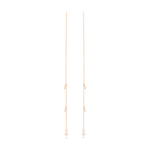 Diamond Drizzle Threaders – STONE AND STRAND