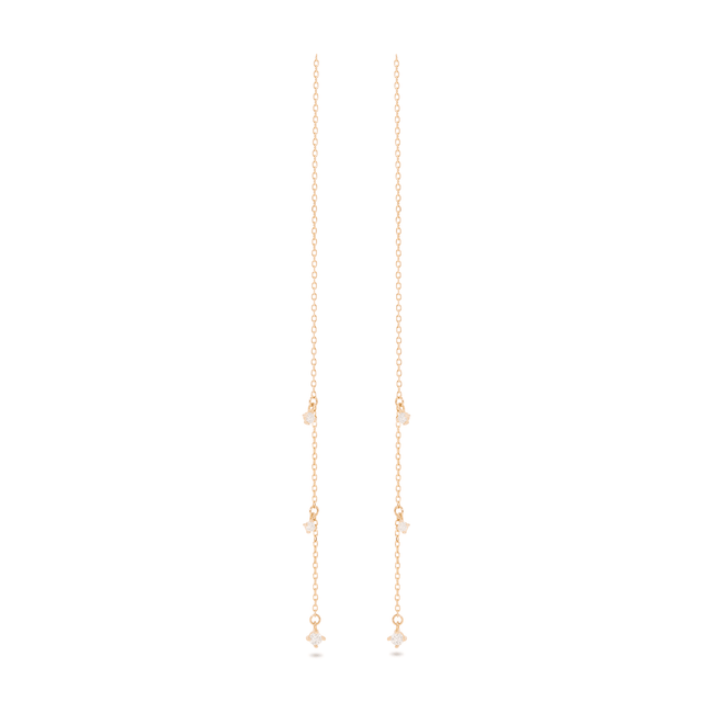 Diamond Drizzle Threaders – STONE AND STRAND