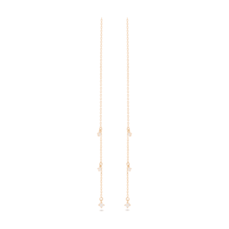 Diamond Drizzle Threaders – STONE AND STRAND