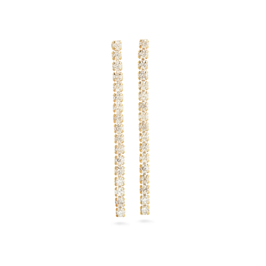 Diamond Line Earrings – STONE AND STRAND