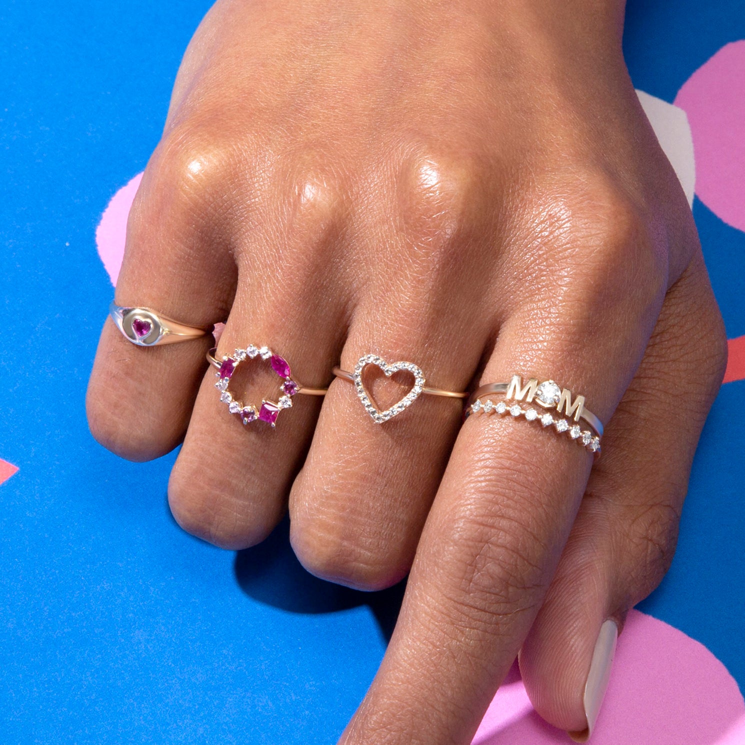 Mom Diamond Ring – STONE AND STRAND