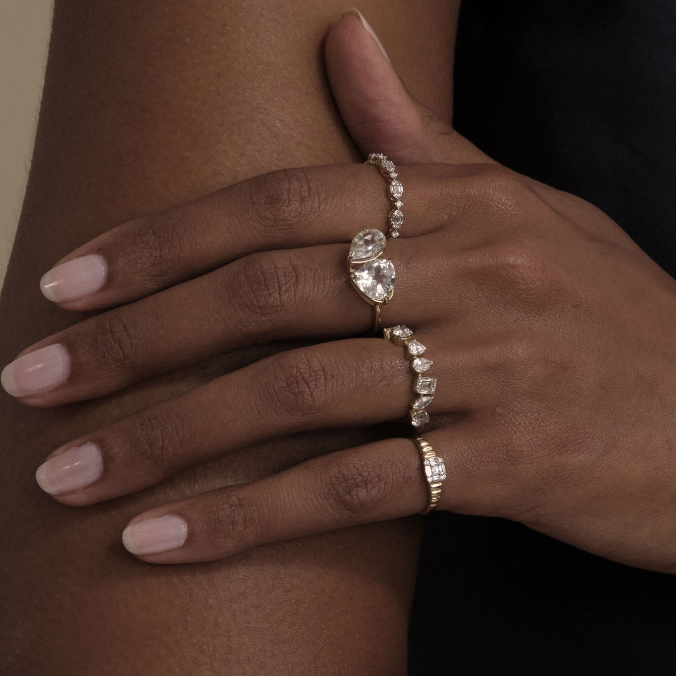 Double Click Toi Et Moi Topaz Ring – STONE AND STRAND