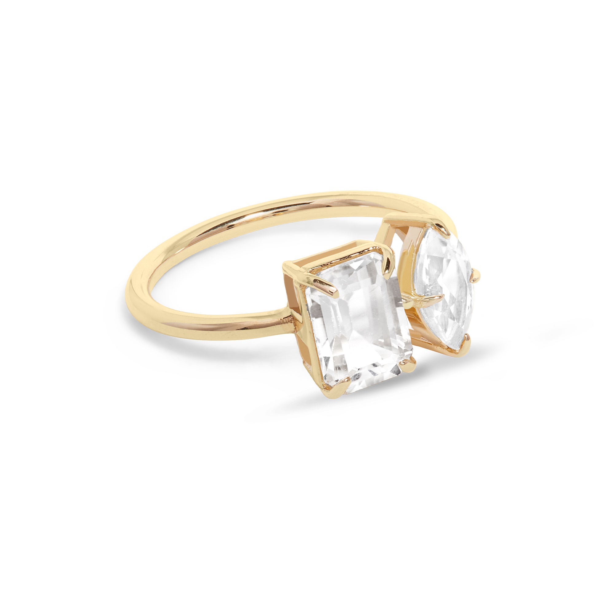 Double Date Toi Et Moi Topaz Ring – STONE AND STRAND