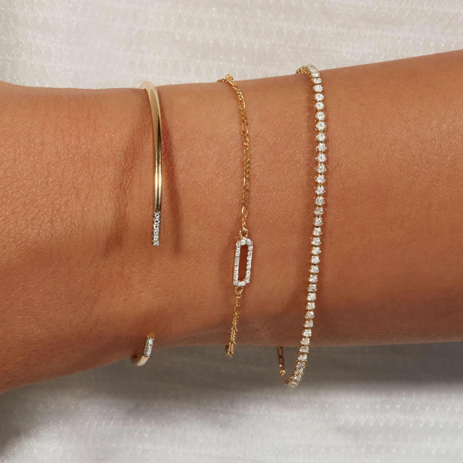 Drop Shot Diamond Tennis Bracelet – STONE AND STRAND