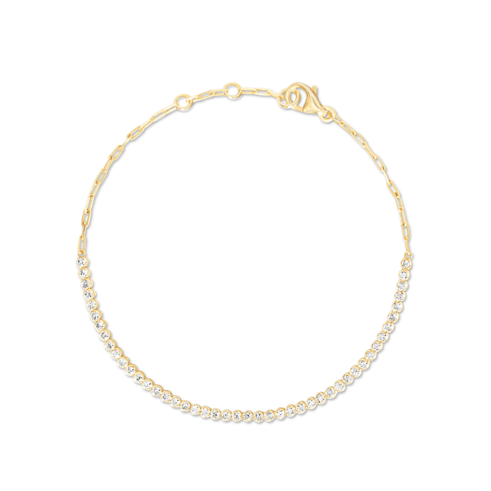 Drop Shot Diamond Tennis Bracelet – STONE AND STRAND