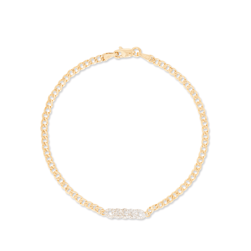 Fine Diamond Pave Curb Chain Bracelet – STONE AND STRAND