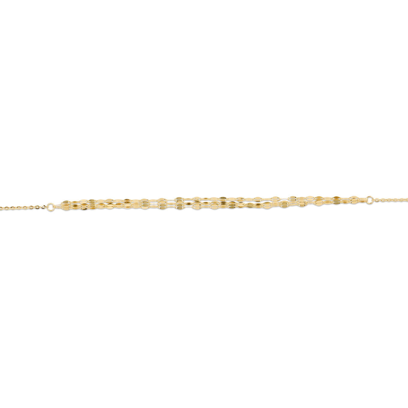 Gold Sparkle Triple Chain Choker Necklace – STONE AND STRAND