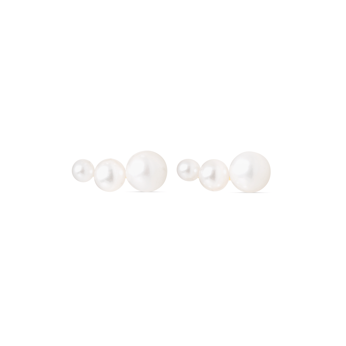 Gradient Pearl Studs – STONE AND STRAND