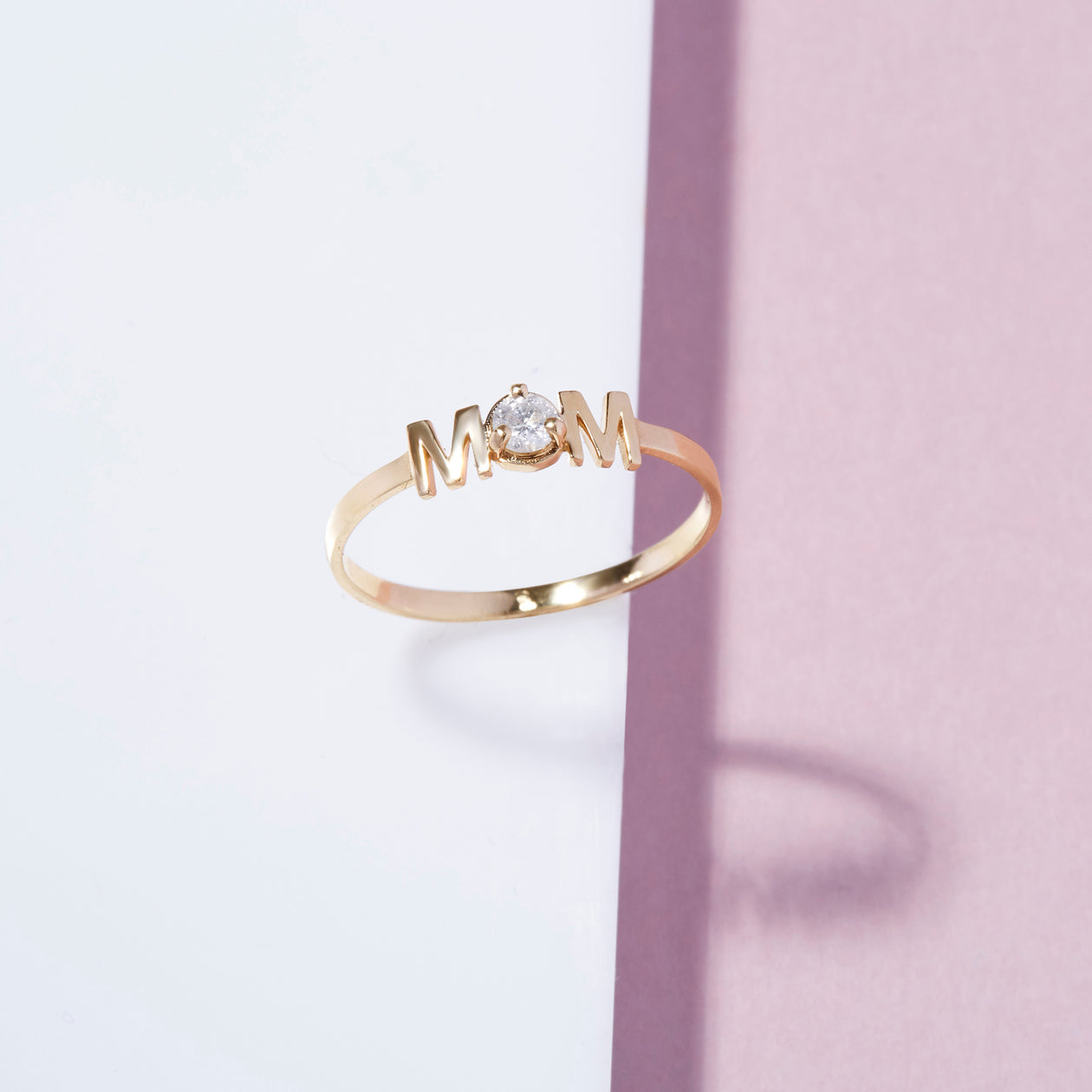 Mom Diamond Ring – STONE AND STRAND